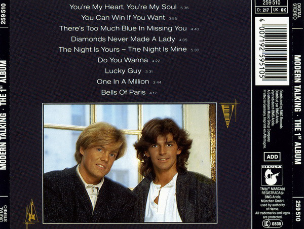 CD Modern Talking - The 1st Album | Master Sound